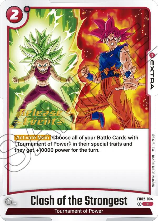Clash of the Strongest - Blazing Aura Release Event Cards - Dragon Ball Super: Fusion World