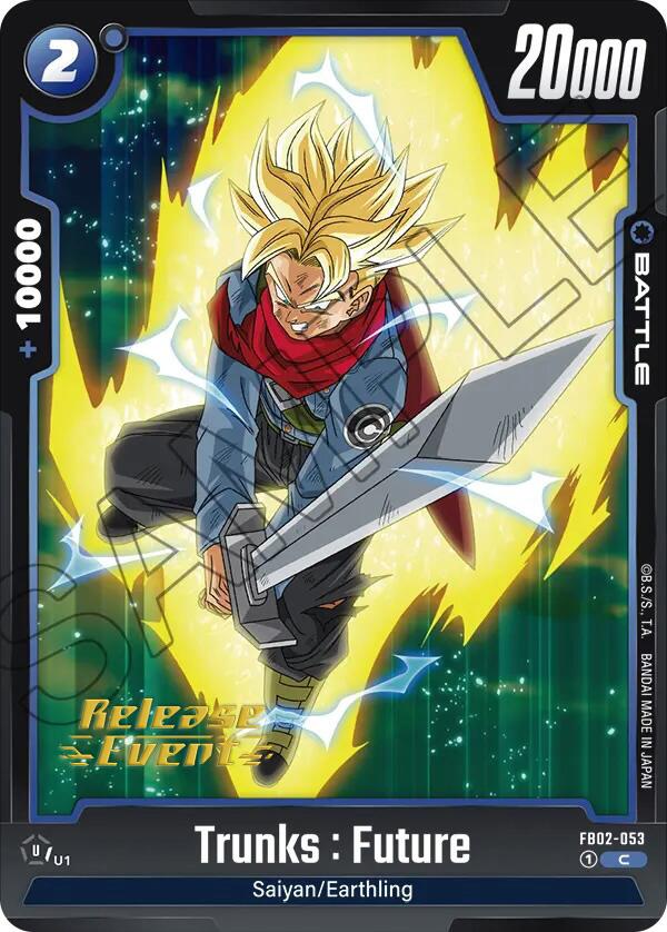 Trunks : Future - FB02-053 - Blazing Aura Release Event Cards - Dragon ...