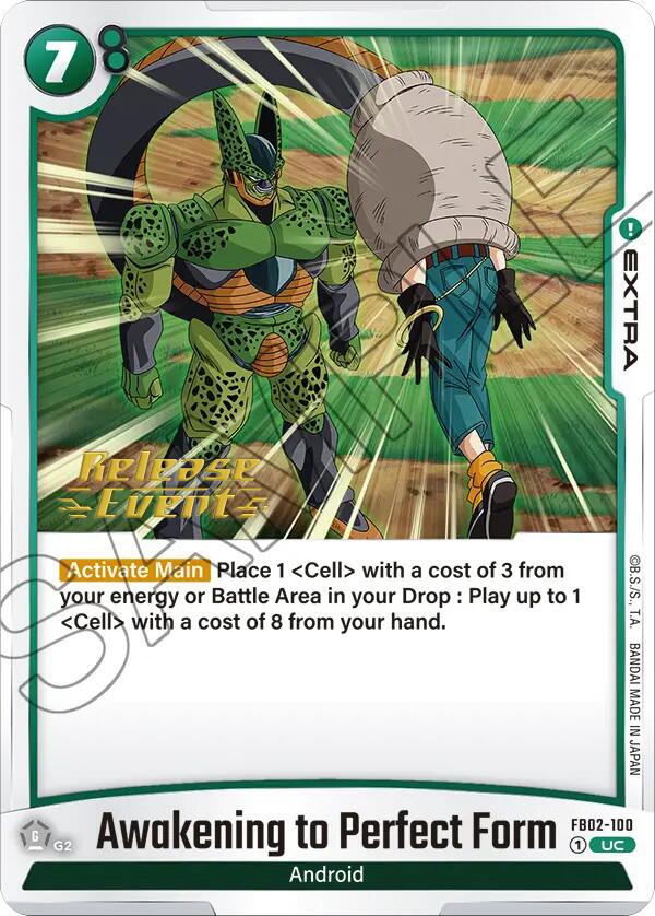 Awakening to Perfect Form - Blazing Aura Release Event Cards - Dragon Ball Super: Fusion World