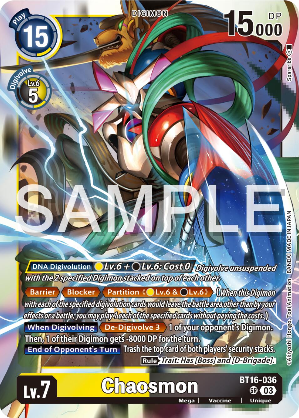 Chaosmon - Beginning Observer - Digimon Card Game