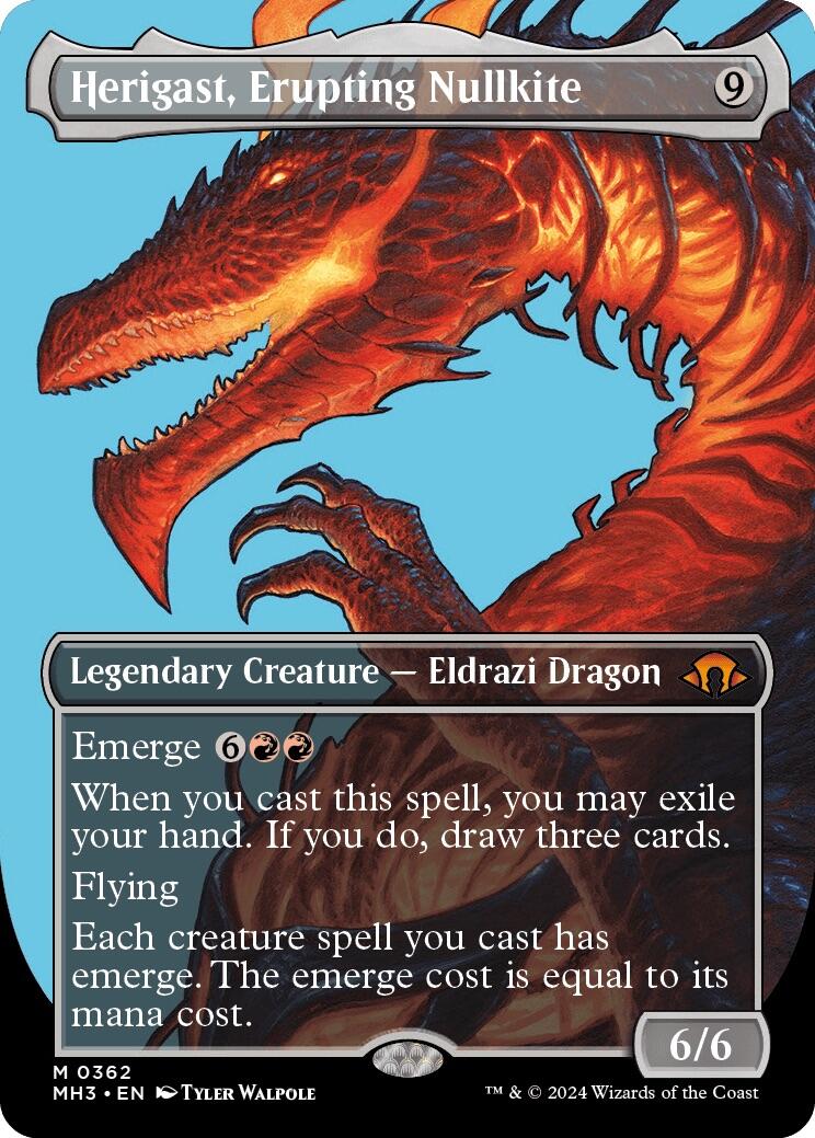 Herigast, Erupting Nullkite (Borderless) - Modern Horizons 3 - Magic ...