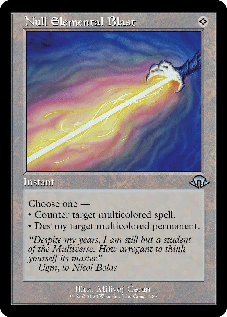Null Elemental Blast (Retro Frame) - Modern Horizons 3 - Magic: The ...
