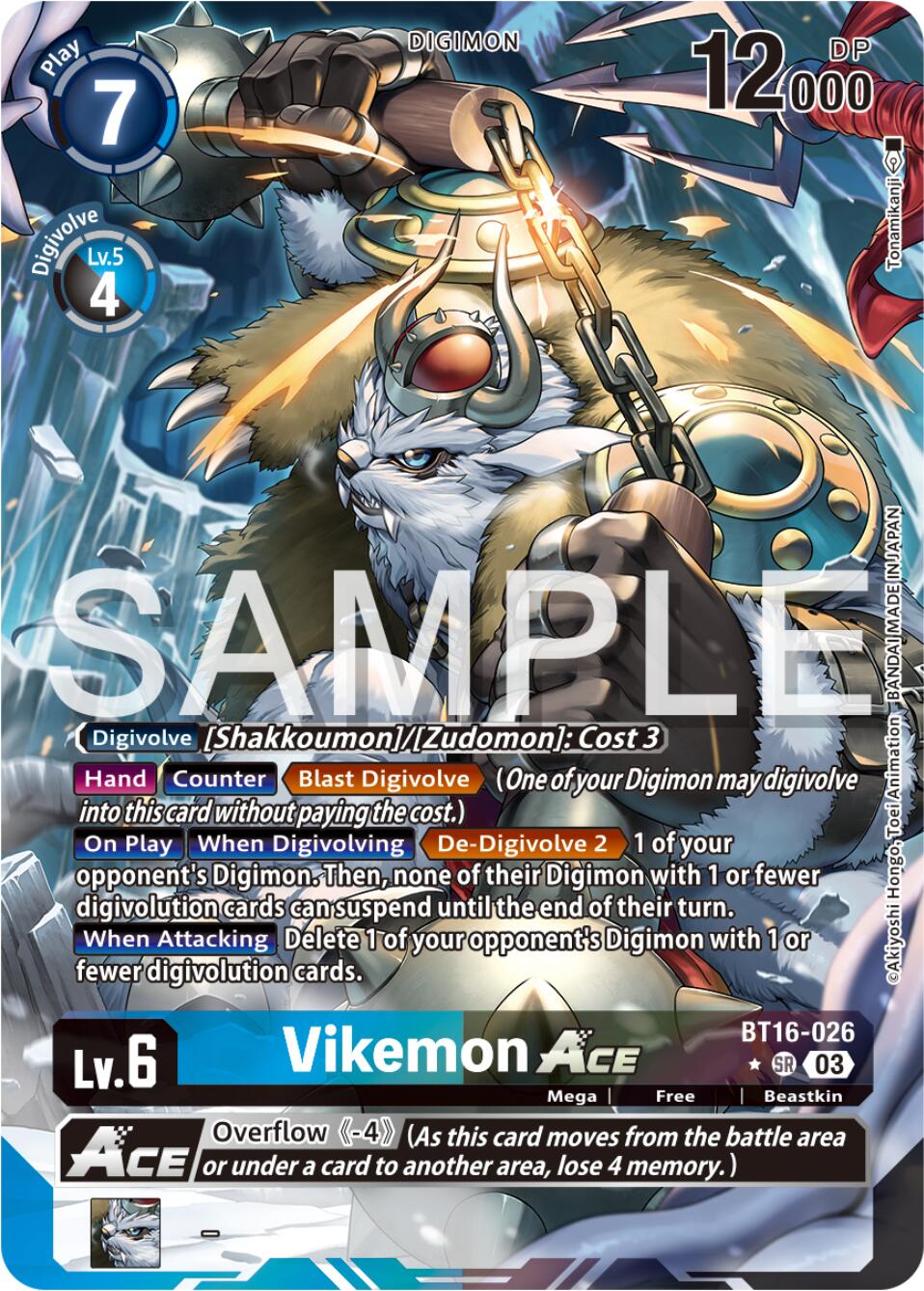 Vikemon ACE (Alternate Art) - Beginning Observer - Digimon Card Game