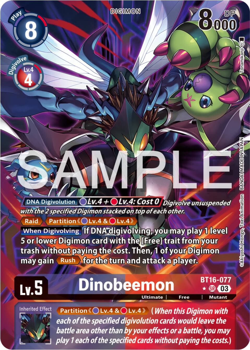 Dinobeemon (Alternate Art) - Beginning Observer - Digimon Card Game