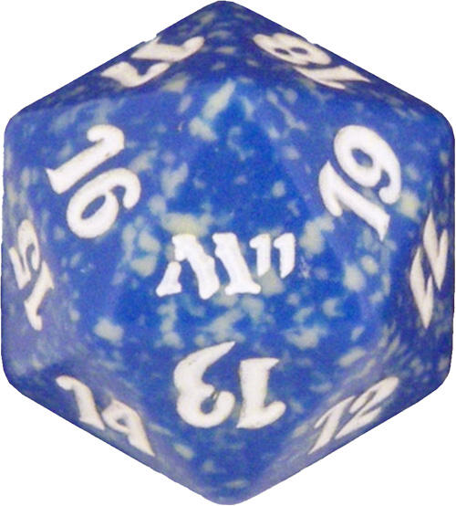 Magic 2011 (M11) Spindown Die - Blue - Wizards of the Coast Dice - Life ...