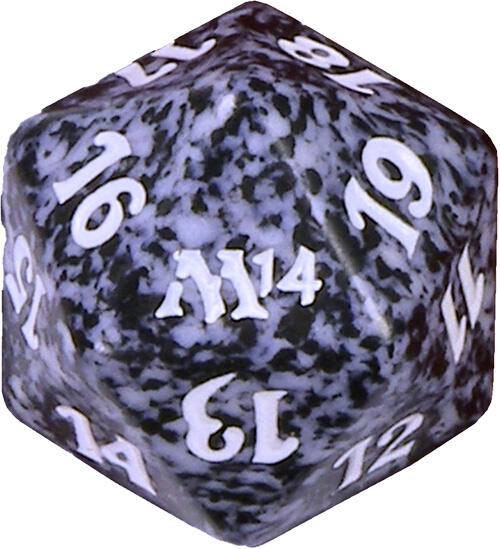 Magic 2014 (M14) Spindown Die - Black - Wizards of the Coast Dice ...