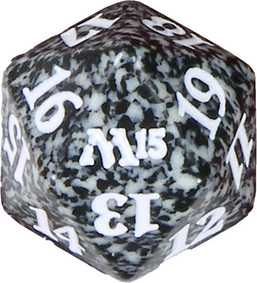 Magic 2015 (M15) Spindown Die - Black - Wizards of the Coast Dice ...
