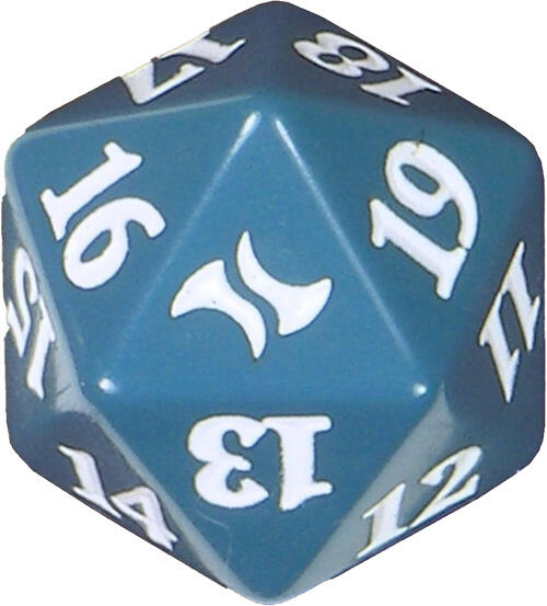 Fate Reforged Spindown Die - Blue - Wizards of the Coast Dice - Life ...