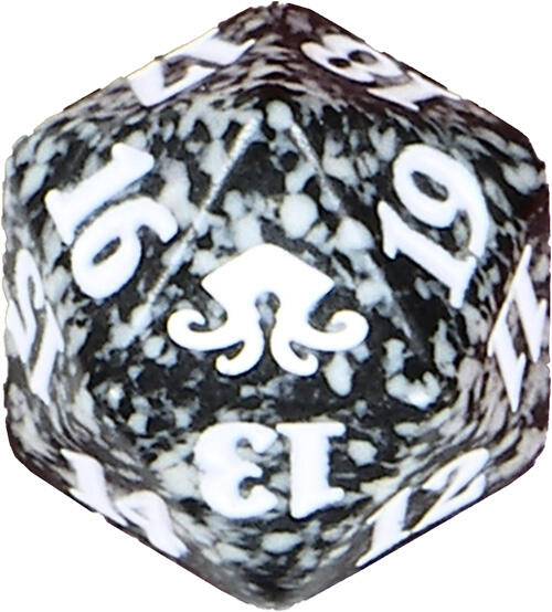 Eldritch Moon Spindown Die - Black - Wizards of the Coast Dice - Life ...