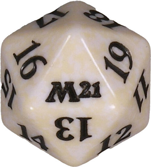 Core Set 2021 Spindown Die - White - Wizards of the Coast Dice - Life ...