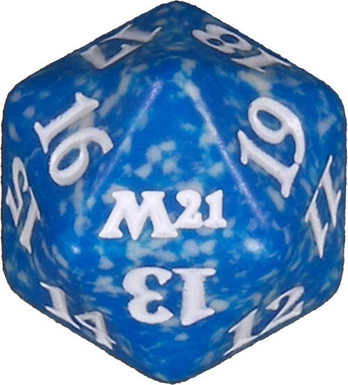 Core Set 2021 Spindown Die - Blue - Wizards of the Coast Dice - Life ...