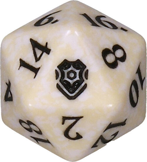 Commander Legends: Battle for Baldur's Gate Spindown Die - White ...