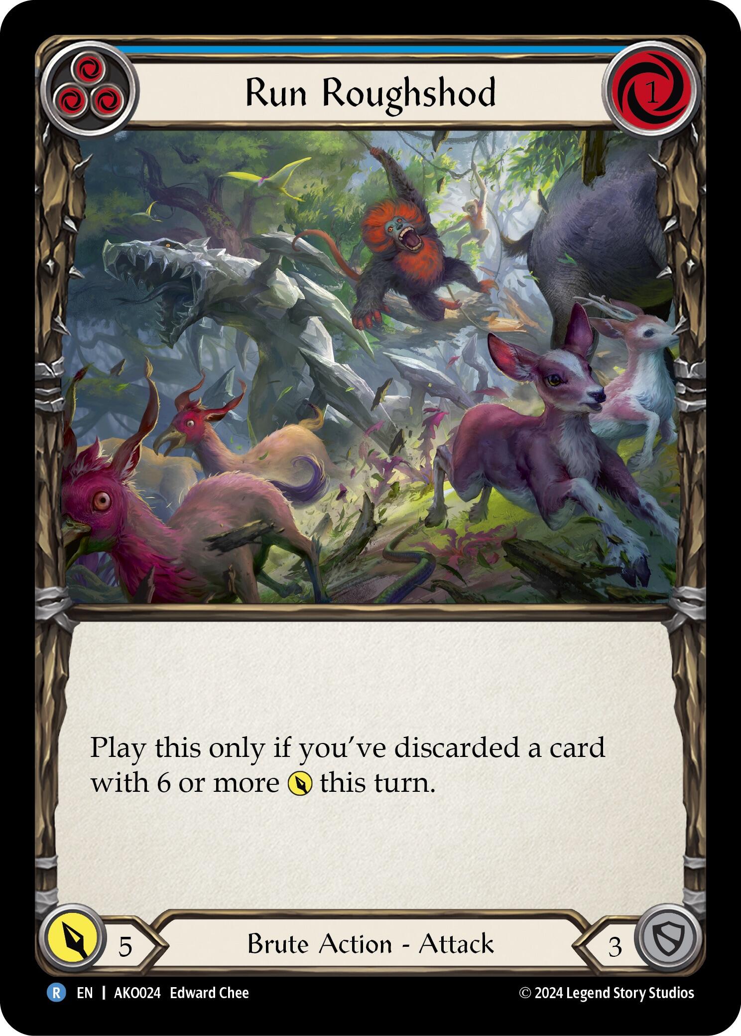 Run Roughshod - Armory Deck: Kayo - Flesh and Blood TCG