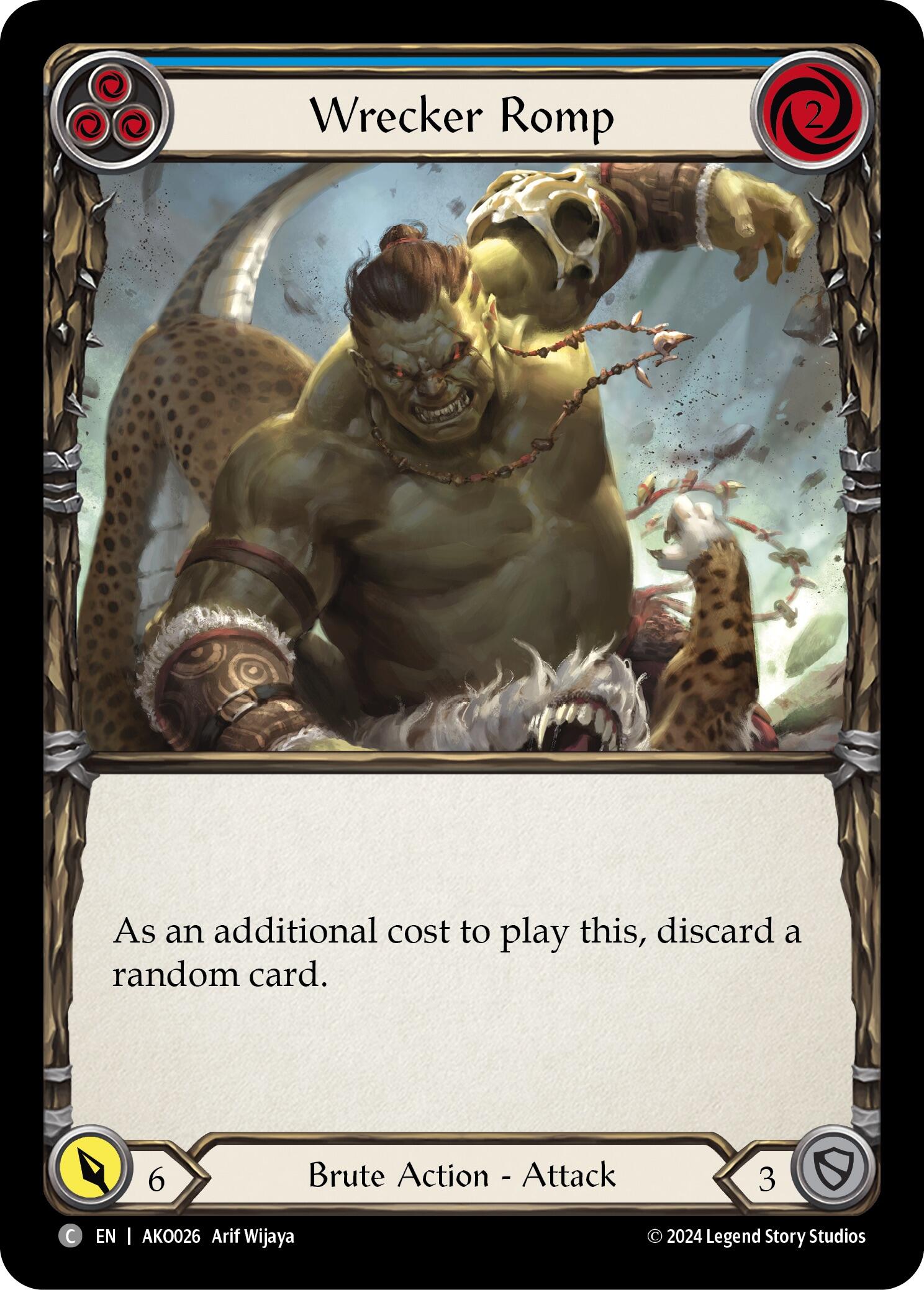 Wrecker Romp (Blue) - Armory Deck: Kayo - Flesh and Blood TCG