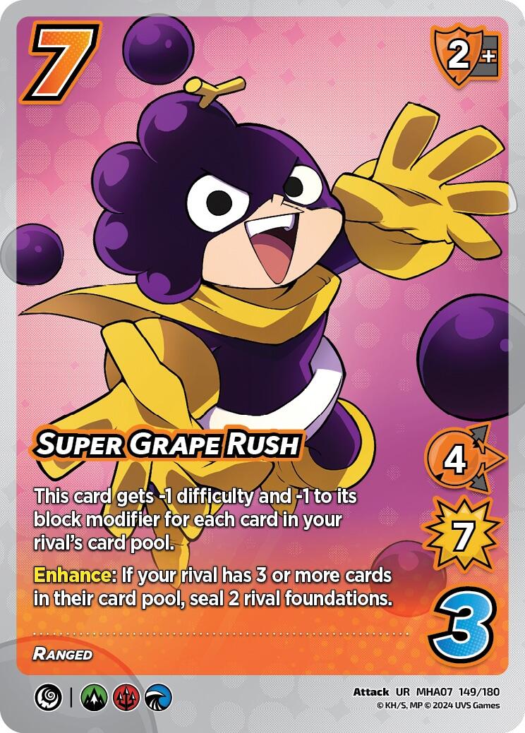 Super Grape Rush - UniVersus: My Hero Academia: Girl Power - UniVersus