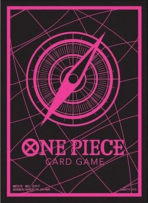 One Piece Card Game Official Sleeves: Assortment 6 - Standard Black X ...
