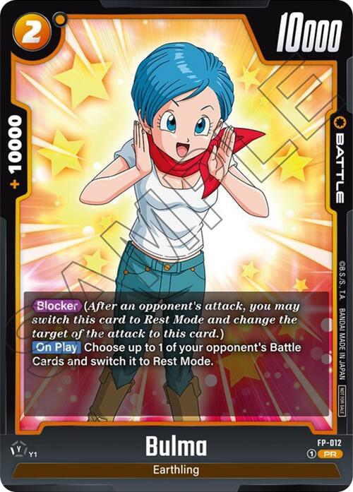 Bulma - FP-012 - Fusion World Promotion Cards and Packs - Dragon Ball ...