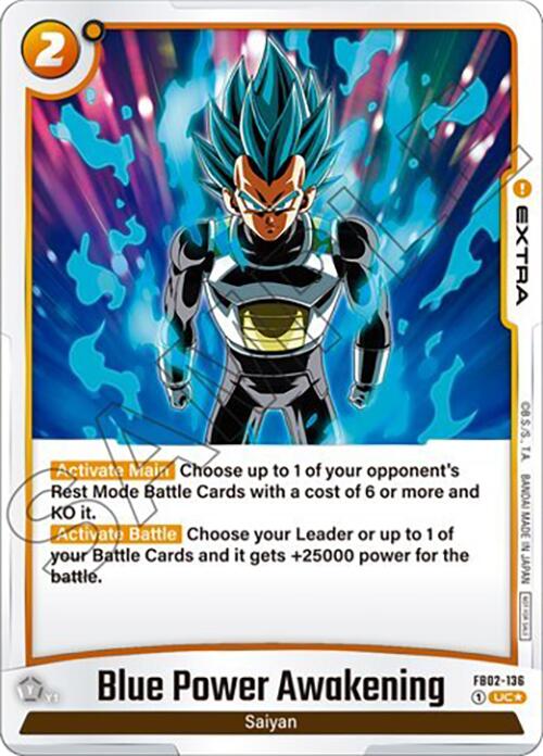 Blue Power Awakening - FB02-136 (Tournament Pack 02) - Tournament and ...