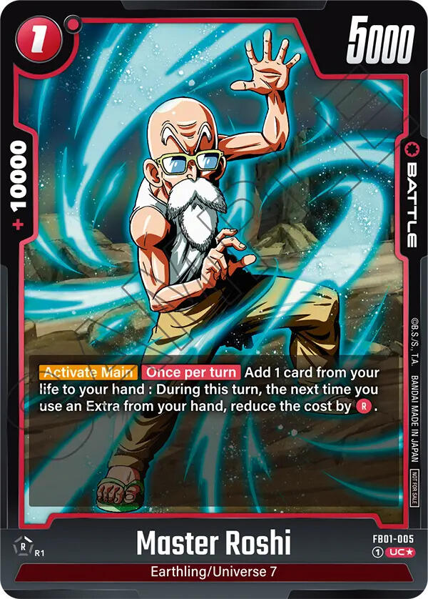 Master Roshi - FB01-005 (Championship Pack 01) - Tournament and Championship Promos - Dragon ...
