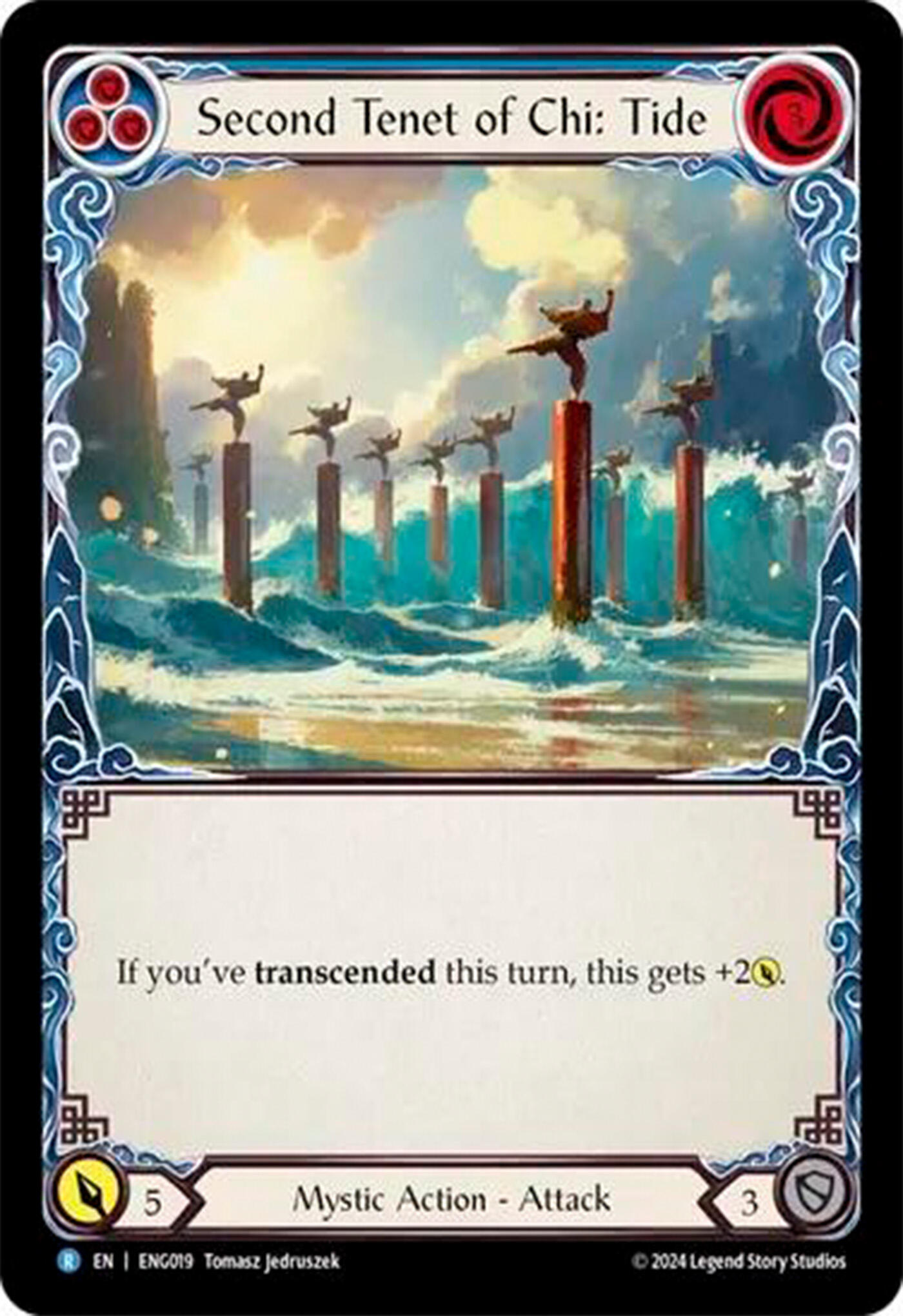Second Tenet of Chi: Tide - Blitz Deck: Part the Mistveil - Enigma - Flesh and Blood TCG