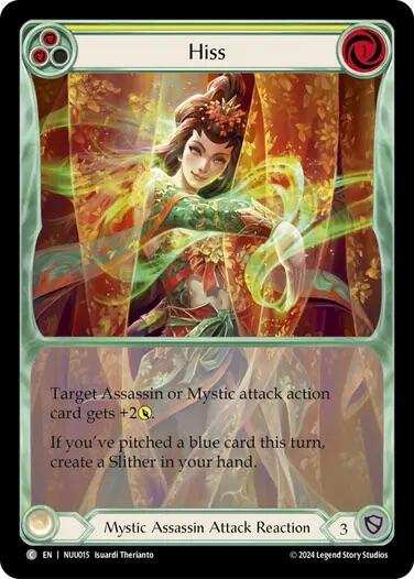 Hiss (Yellow) - Blitz Deck: Part the Mistveil - Nuu - Flesh and Blood TCG