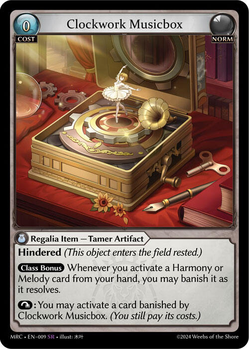 Clockwork Musicbox - Mercurial Heart - Grand Archive TCG