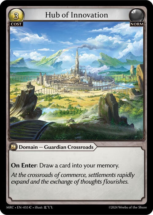 Hub of Innovation - Mercurial Heart - Grand Archive TCG