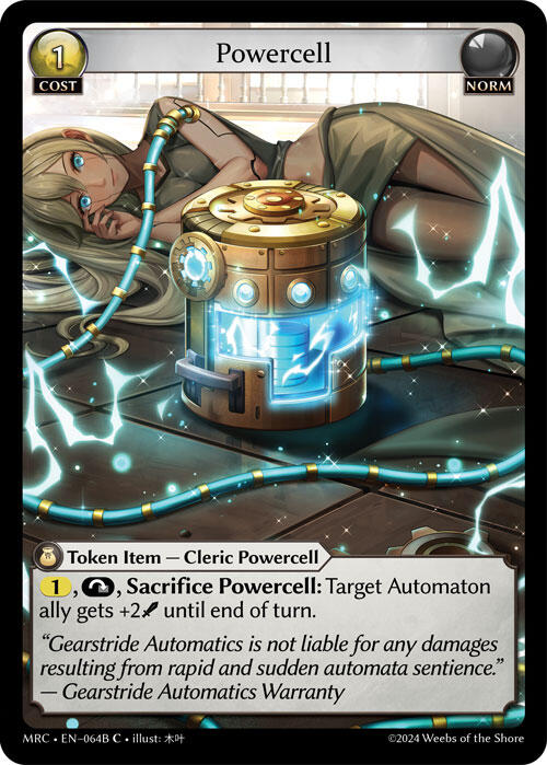 Powercell (64B) - Mercurial Heart - Grand Archive TCG