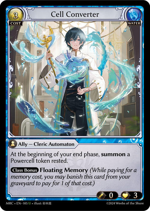 Cell Converter - Mercurial Heart - Grand Archive TCG