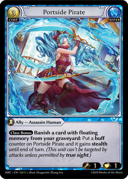 Portside Pirate - Mercurial Heart - Grand Archive TCG
