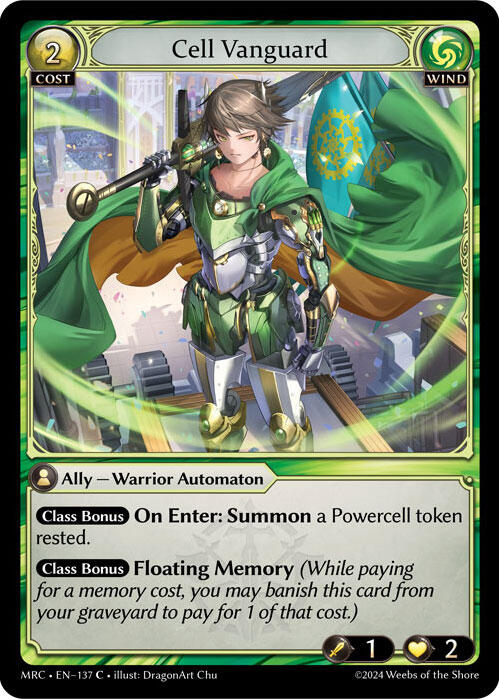 Cell Vanguard - Mercurial Heart - Grand Archive TCG