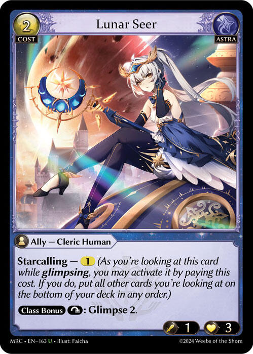 Lunar Seer - Mercurial Heart - Grand Archive TCG