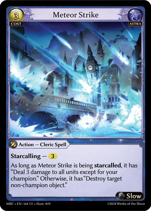 Meteor Strike - Mercurial Heart - Grand Archive TCG