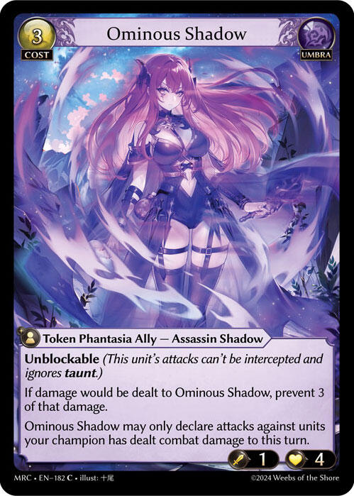 Ominous Shadow - Mercurial Heart - Grand Archive TCG
