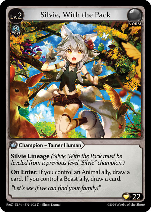 Silvie, With the Pack - Silvie Re:Collection, Slime Sovereign - Grand ...