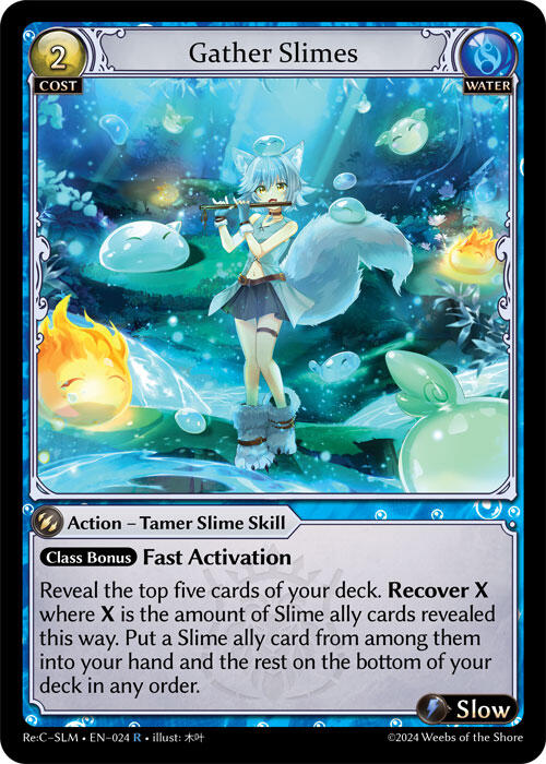 Gather Slimes - Silvie Re:Collection, Slime Sovereign - Grand Archive TCG