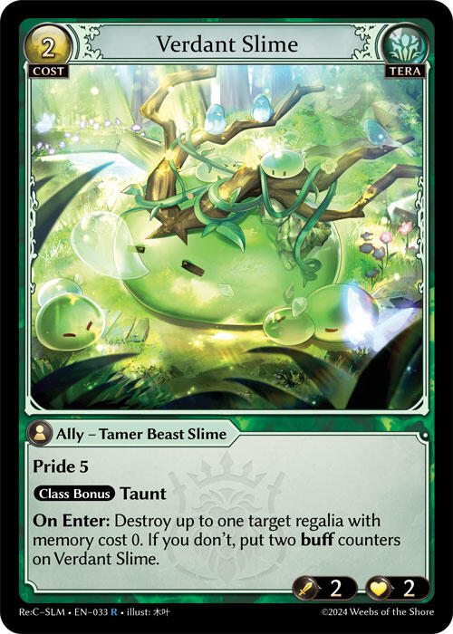 Verdant Slime - Silvie Re:Collection, Slime Sovereign - Grand Archive TCG