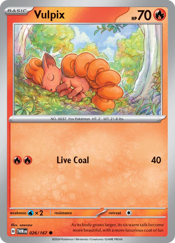 Vulpix - SV06: Twilight Masquerade - Pokemon