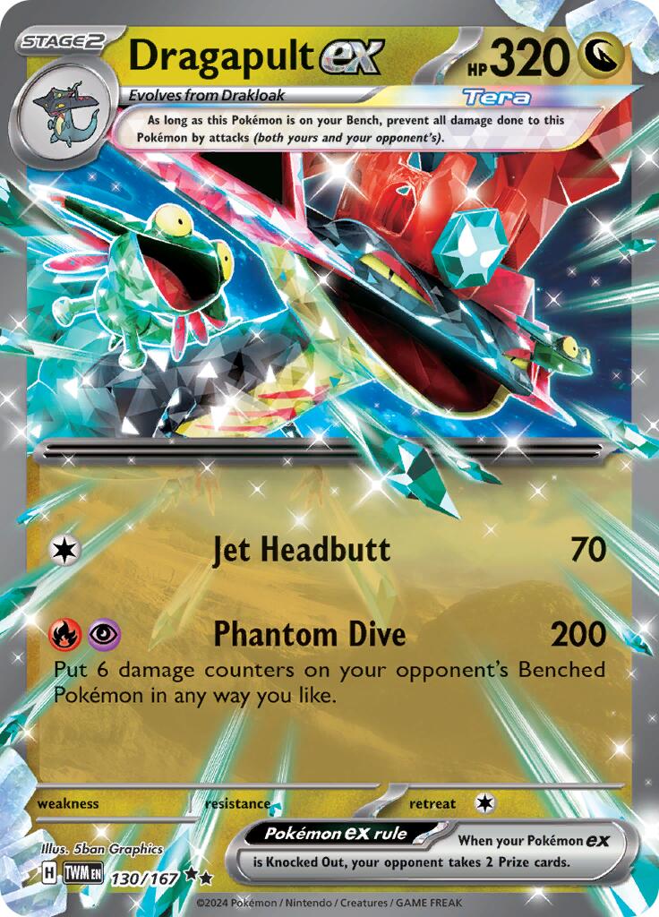 Dragapult ex - 130/167 - SV06: Twilight Masquerade - Pokemon