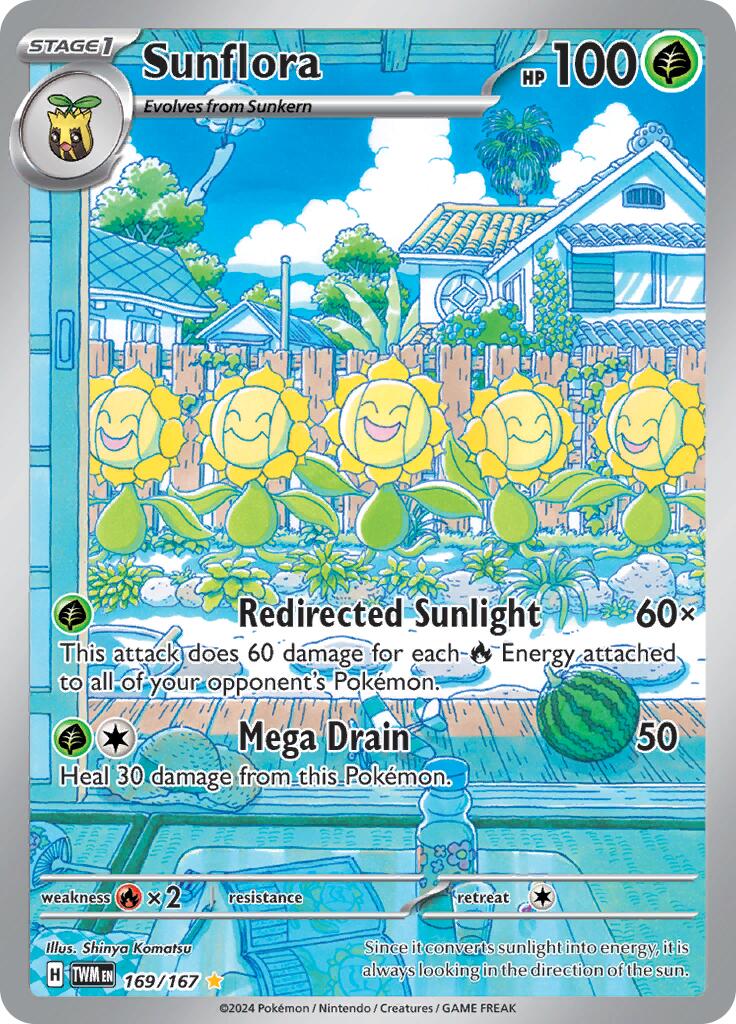 Sunflora - 169/167 - SV06: Twilight Masquerade - Pokemon