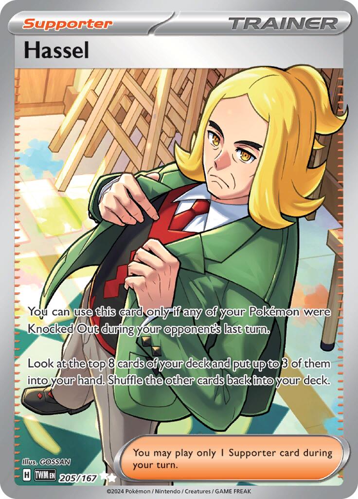 Hassel - 205/167 - SV06: Twilight Masquerade - Pokemon