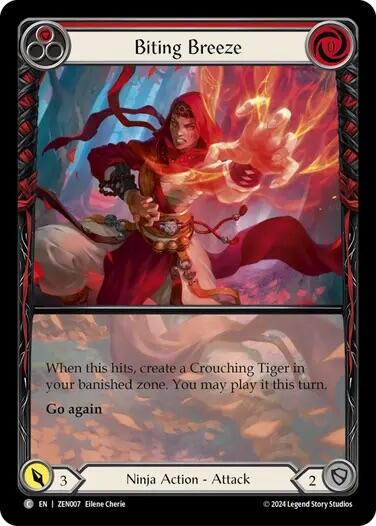 Biting Breeze (Red) - Blitz Deck: Part the Mistveil - Zen - Flesh and ...