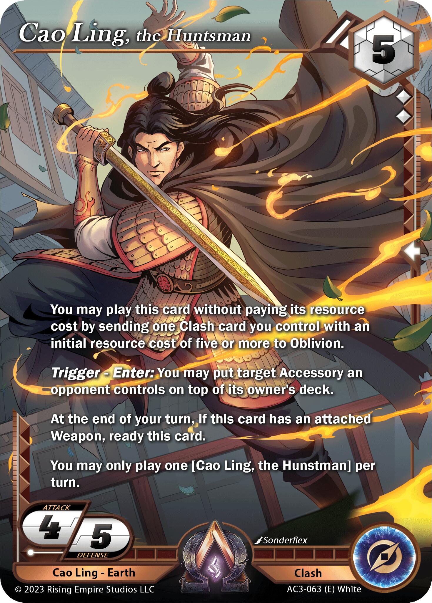 Cao Ling, the Huntsman - Unrivaled - Alpha Clash