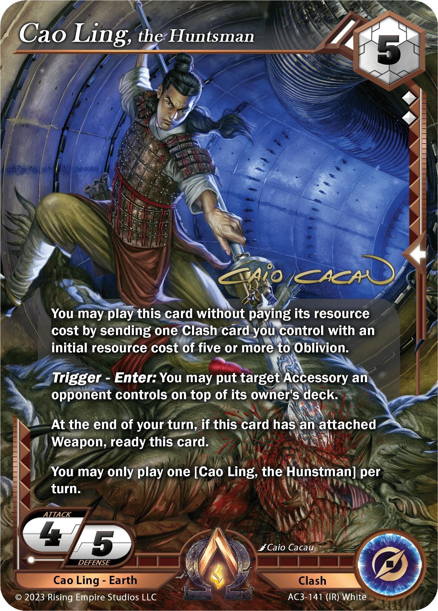 Cao Ling, the Huntsman (Iconic Rare) - Unrivaled - Alpha Clash