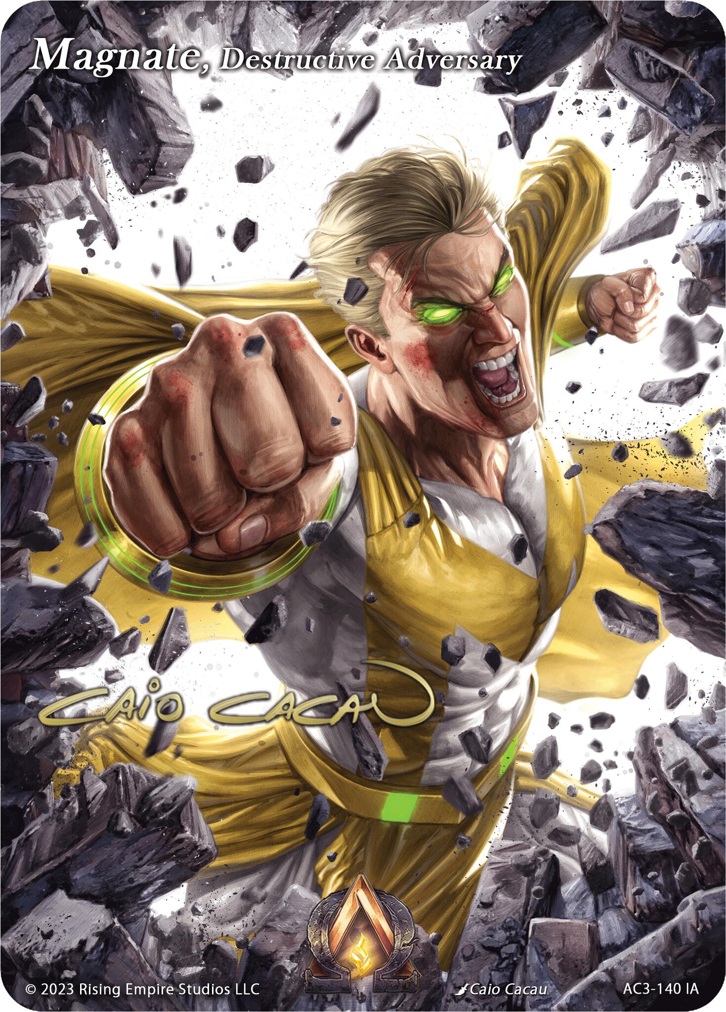 Magnate, Destructive Adversary (Iconic Art) - Unrivaled - Alpha Clash