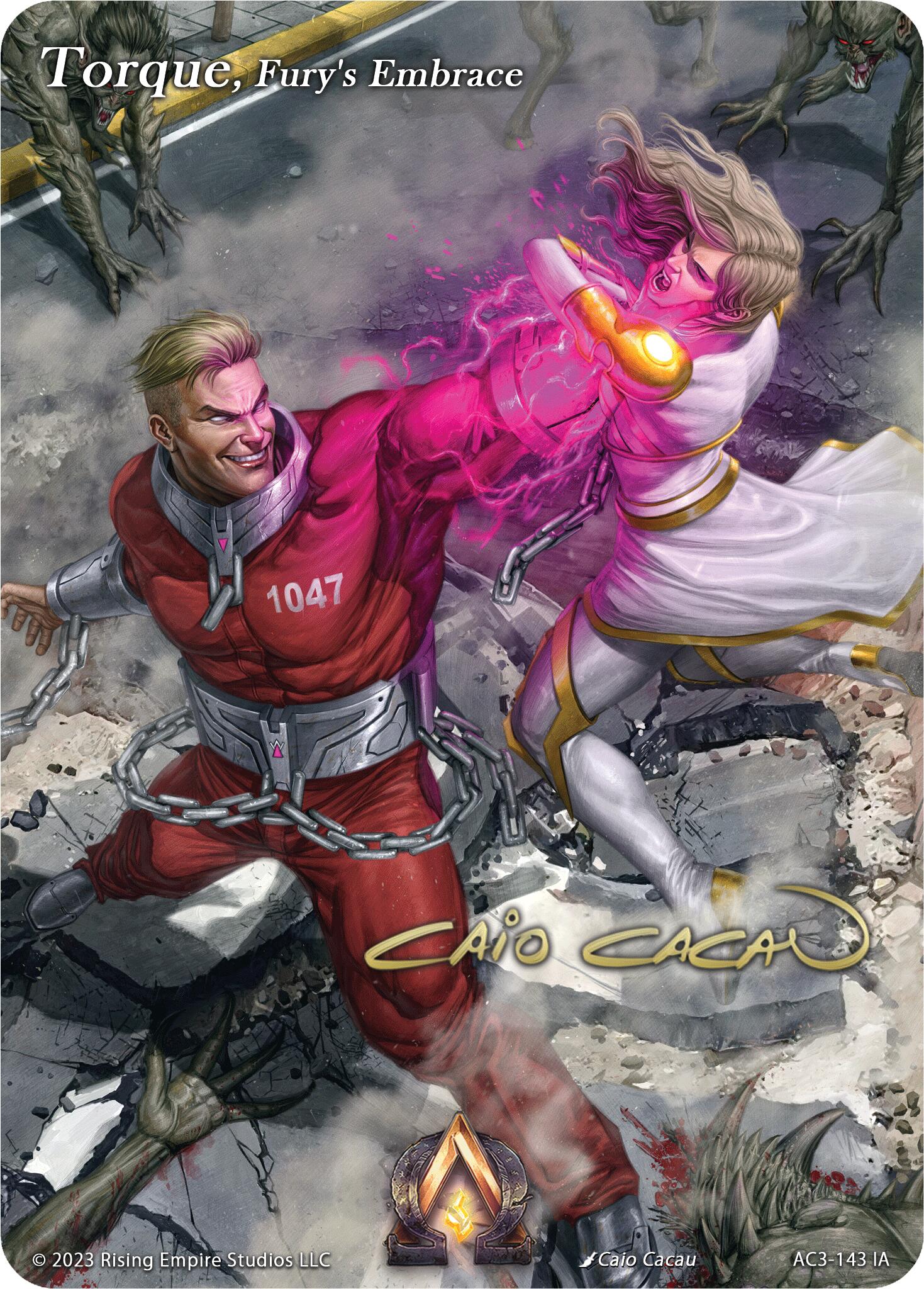 Torque, Fury's Embrace (Iconic Art) - Unrivaled - Alpha Clash