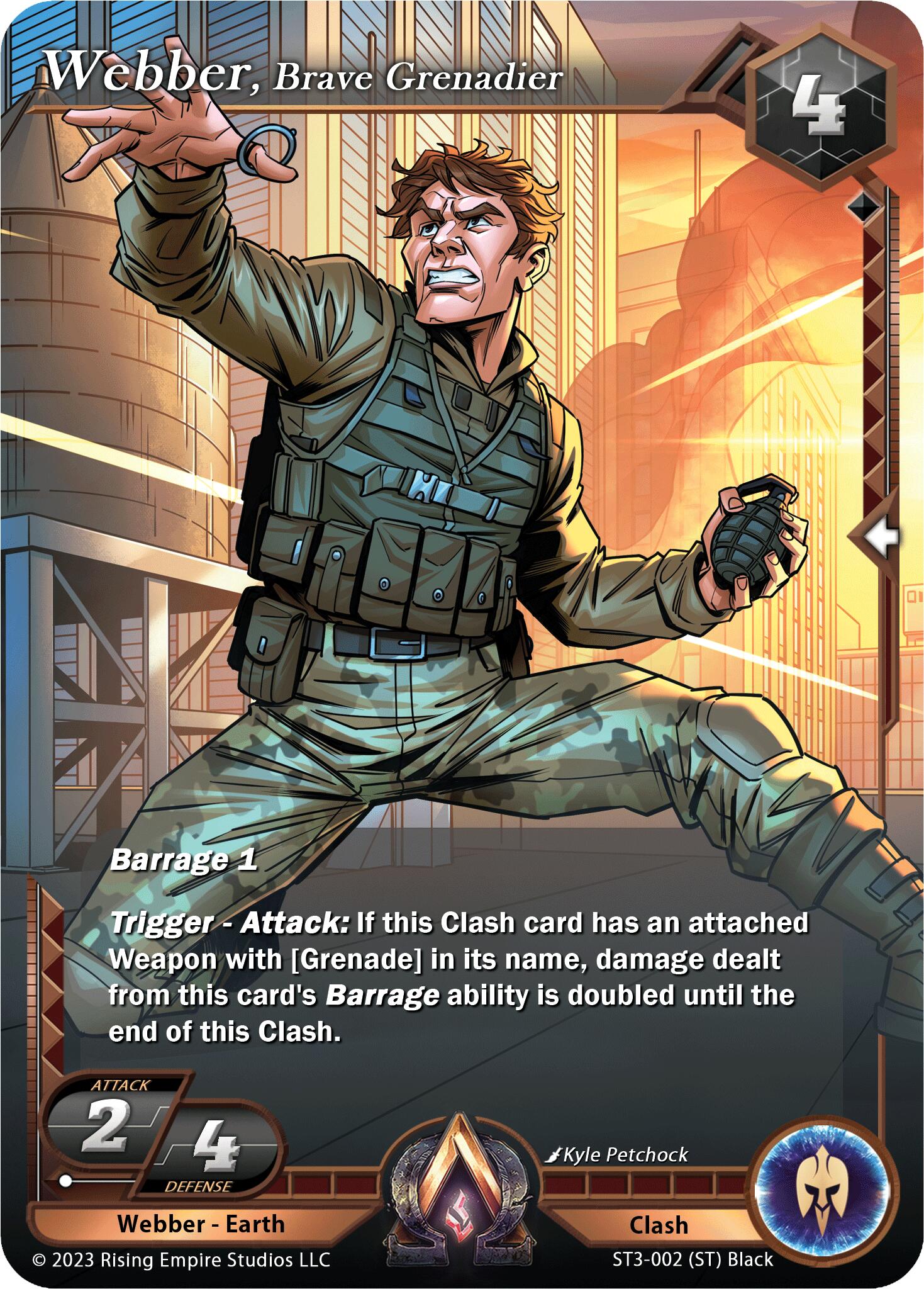 Webber, Brave Grenadier - Unrivaled - Alpha Clash