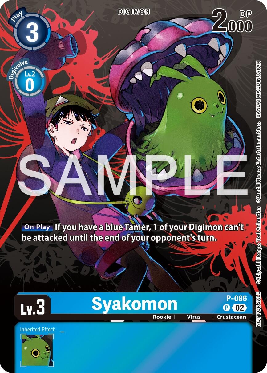 Syakomon - P-086 (Official Tournament Pack Vol.13) - Digimon Promotion ...
