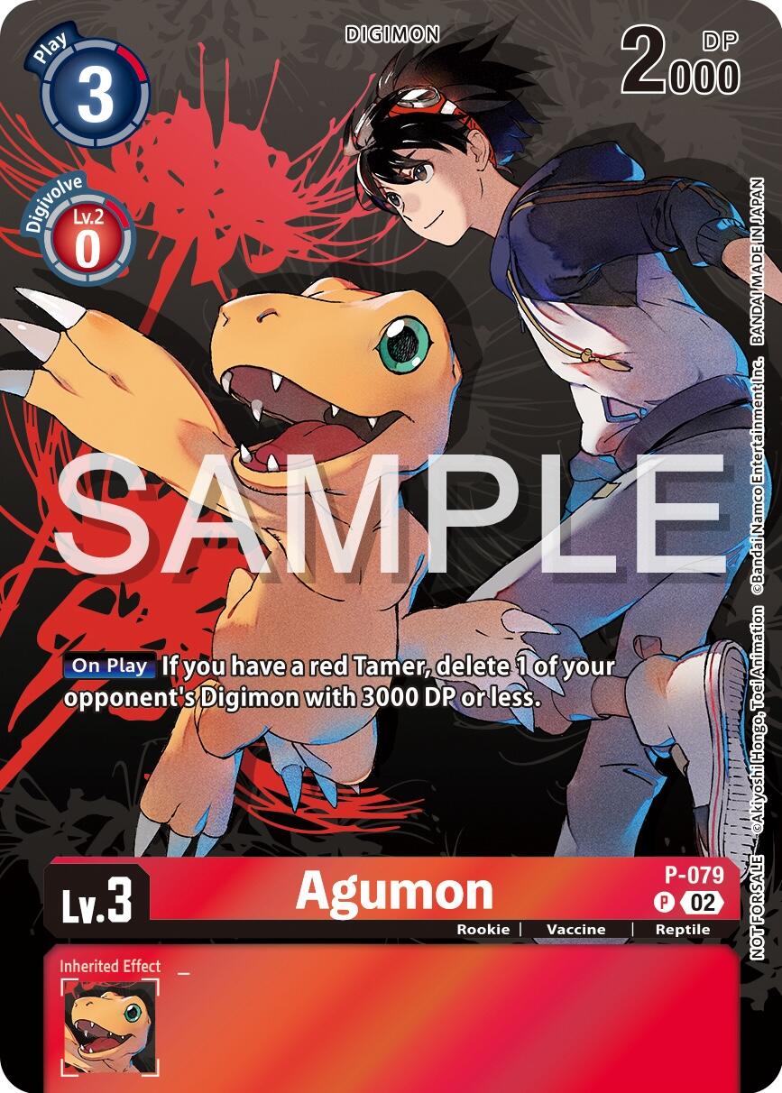 Agumon - P-079 (Official Tournament Pack Vol.13) - Digimon Promotion Cards - Digimon Card Game