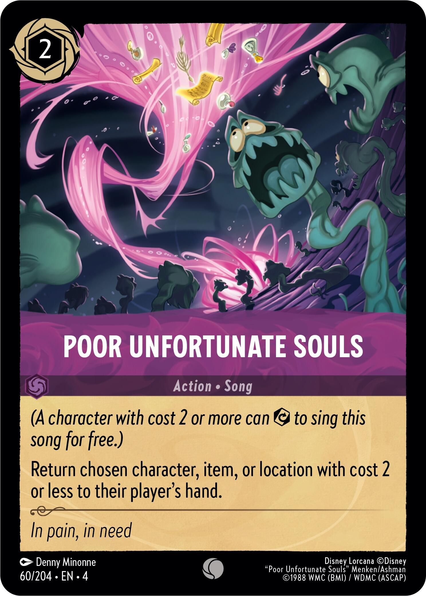 Poor Unfortunate Souls - Ursula's Return - Disney Lorcana